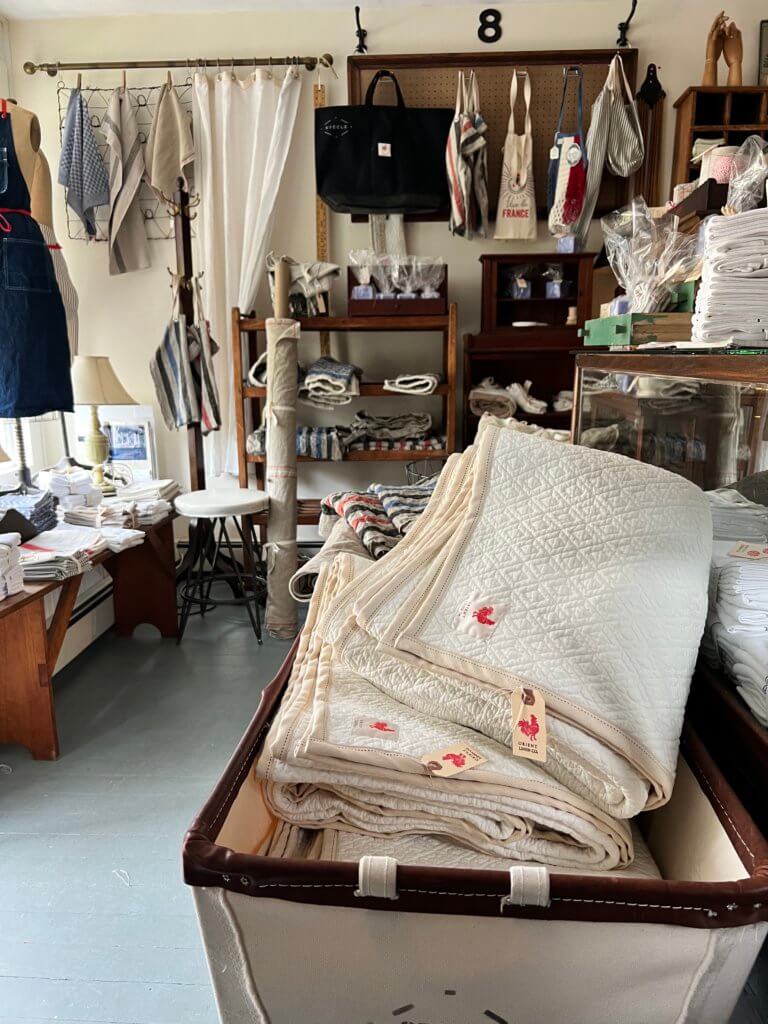 From The Orient to Orient Linens, Two Lifetimes in Textiles