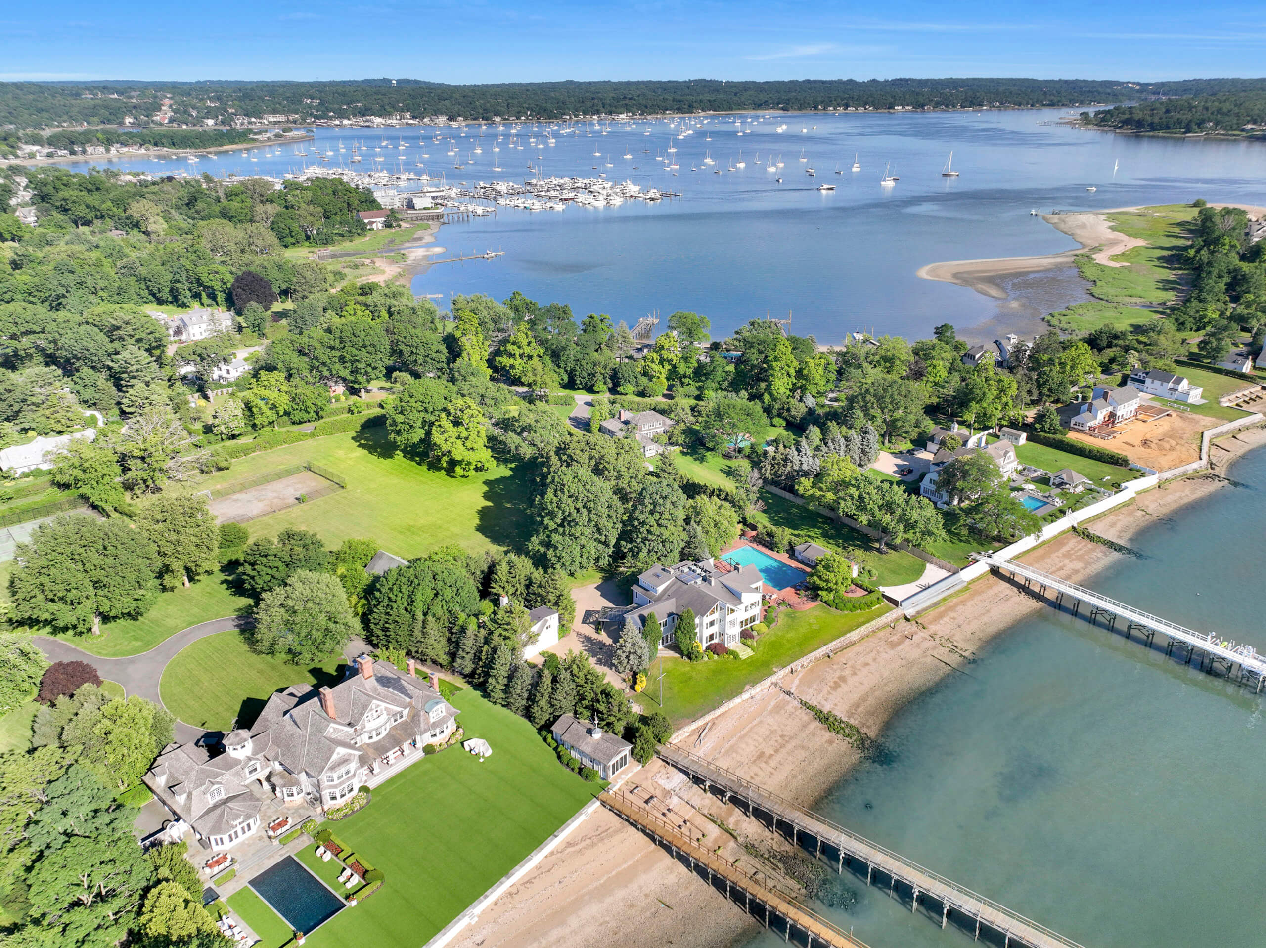 Fabled Luxury on the Water in Sands Point