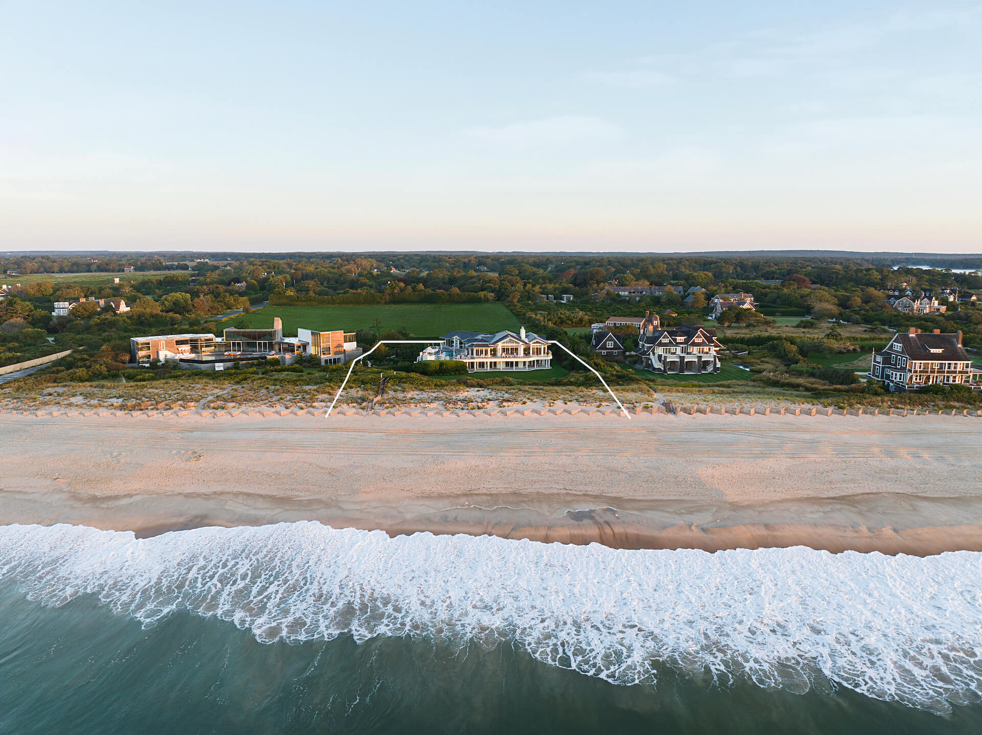 Rare Wainscott Oceanfront Estate Lists for $40M