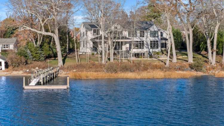 $8.2M Southold Waterfront Home With Private Dock for Sale